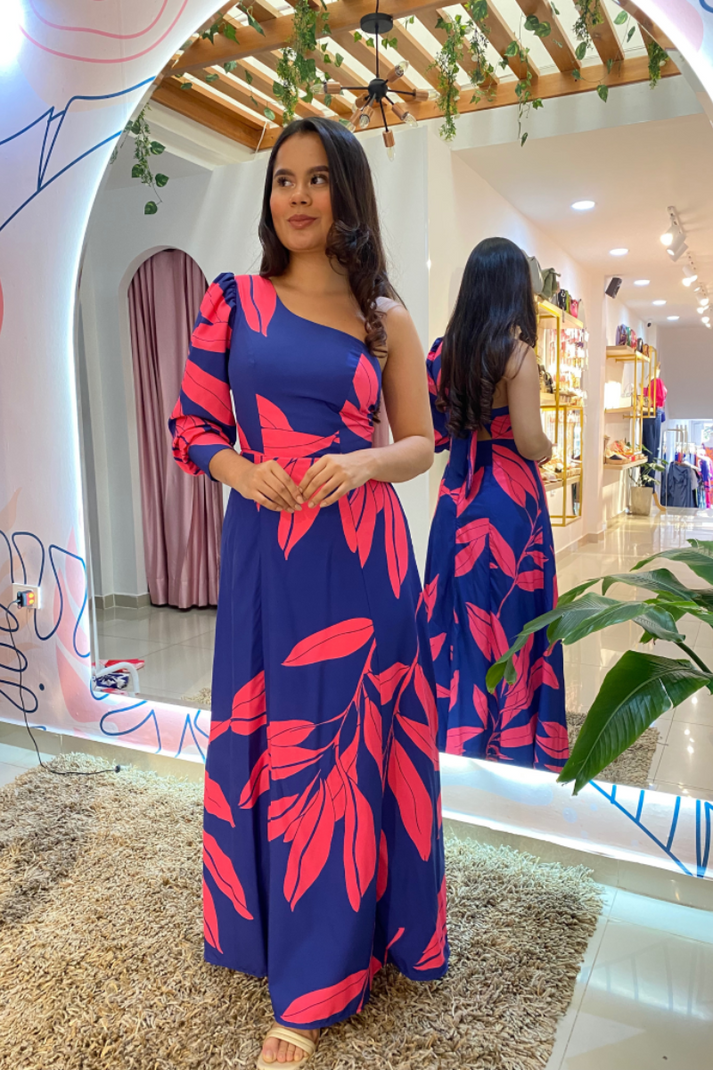 VESTIDO ANDALUCIA AZUL – Mosaliboutique